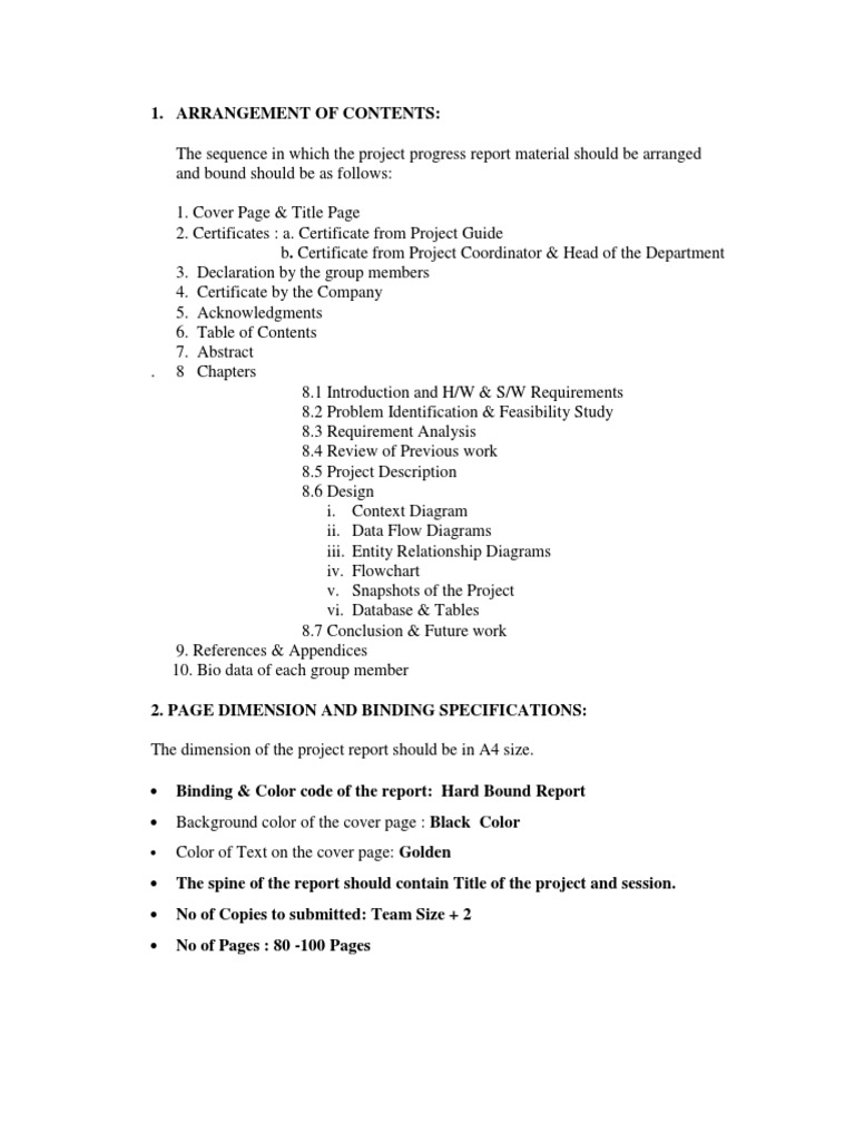 Arrangement of Contents | PDF | Times New Roman | Table Of Contents