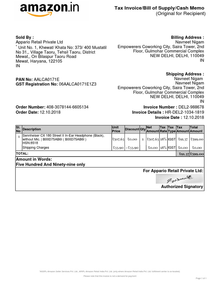 Invoice (59 PDF | PDF | Invoice | Services (Economics)