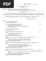 Reading Comprehension Worksheets Filipino For Grade 2 | PDF
