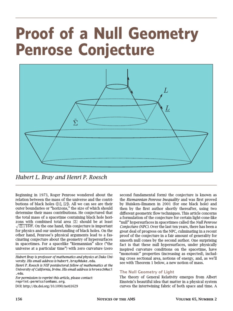 Null Geometry | PDF | Spacetime | Black Hole