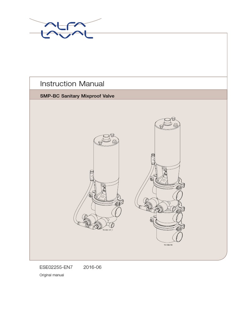 Instruction Manual SMP BC Mixproof Valve Ese02255en | PDF | Cylinder ...