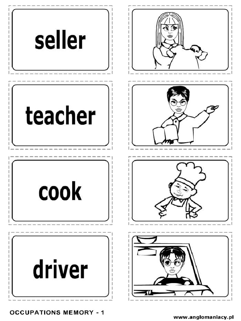 Jobs Memory Game PDF | PDF