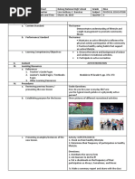Grade 10 Active Recreation Lesson Plan | PDF | Self-Improvement