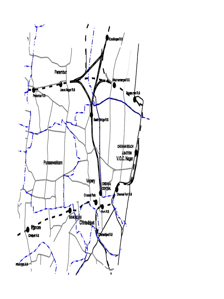 Chennai Map PDF | PDF