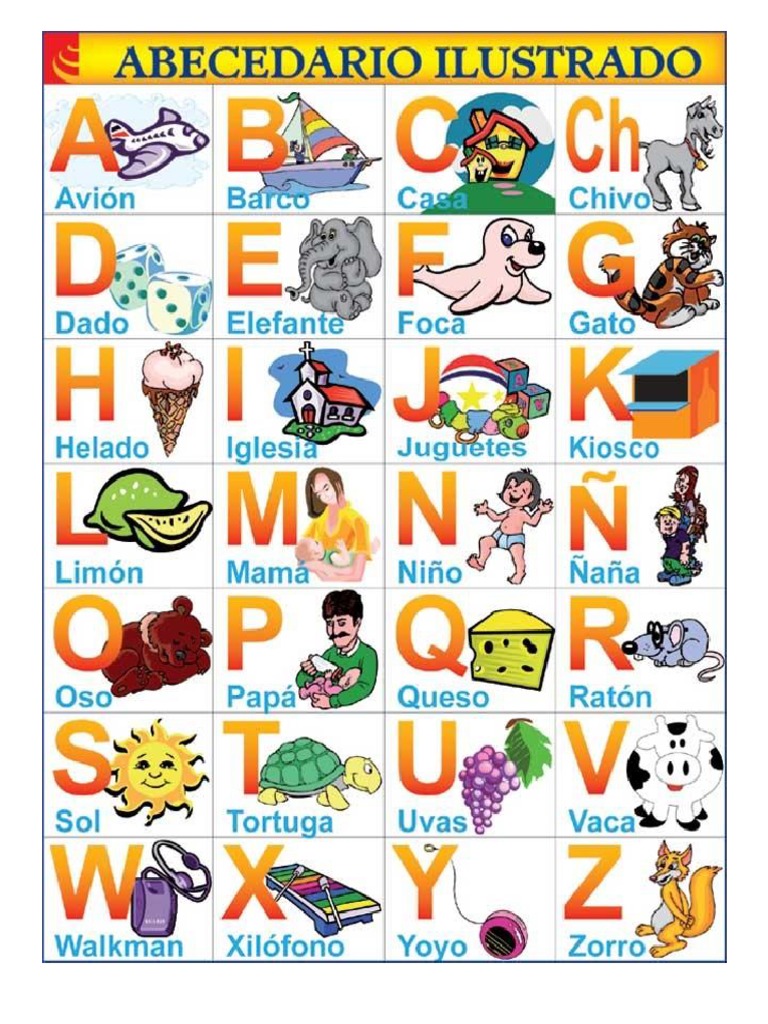 ABECEDARIO Con Figuras | PDF