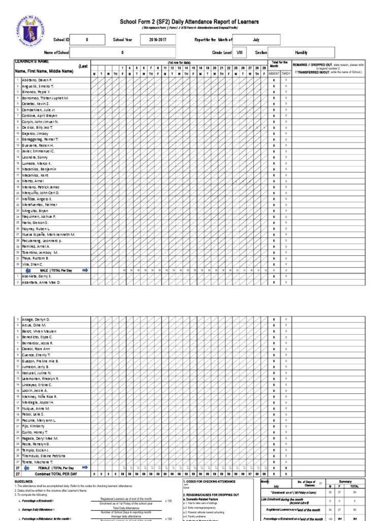 Form 2 Shs - February2017 - 2018 - 1 | PDF | Health Sciences ...