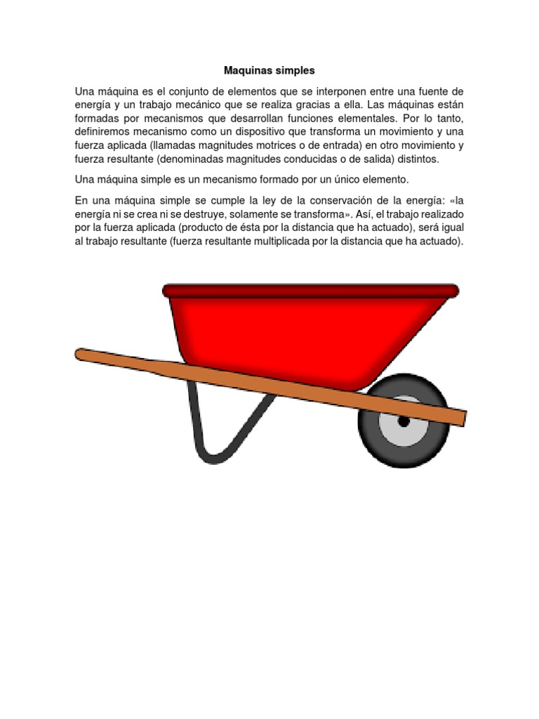 Maquinas Simples y Compuestas | PDF | Tecnología