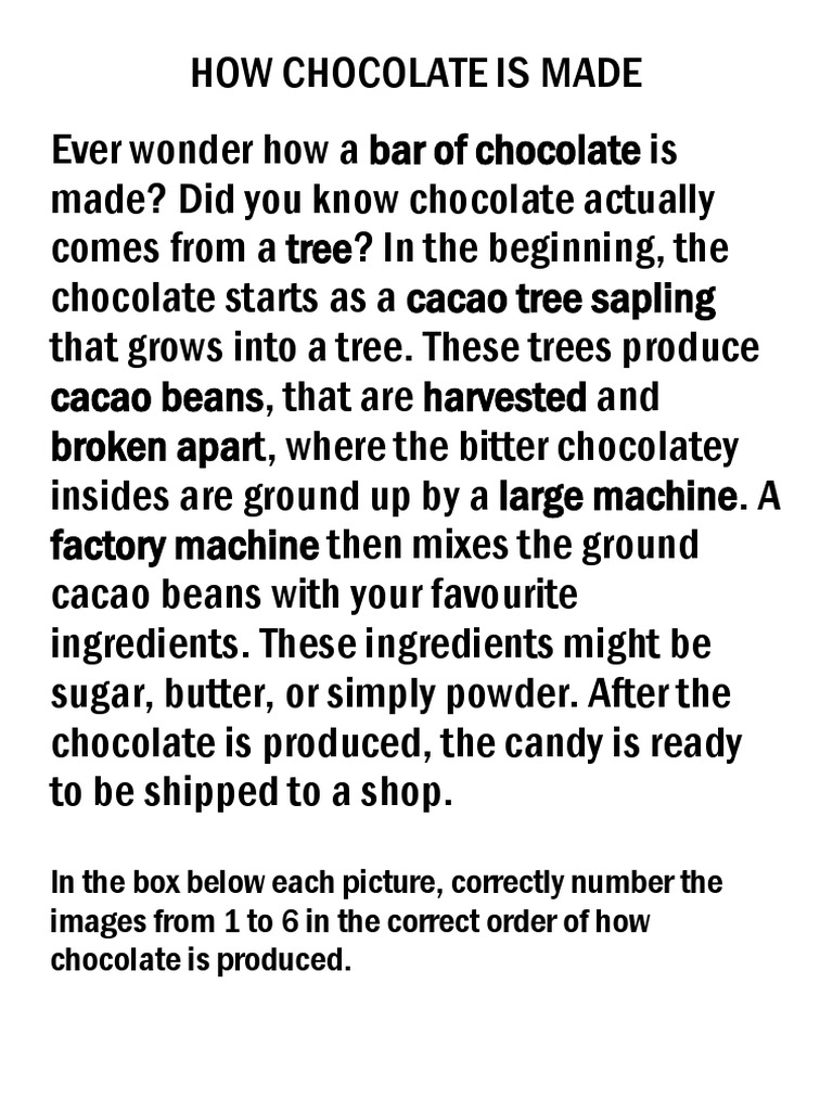 How Chocolate Is Made | PDF