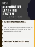 ALS Basic Lit Program | PDF | Literacy | Communication