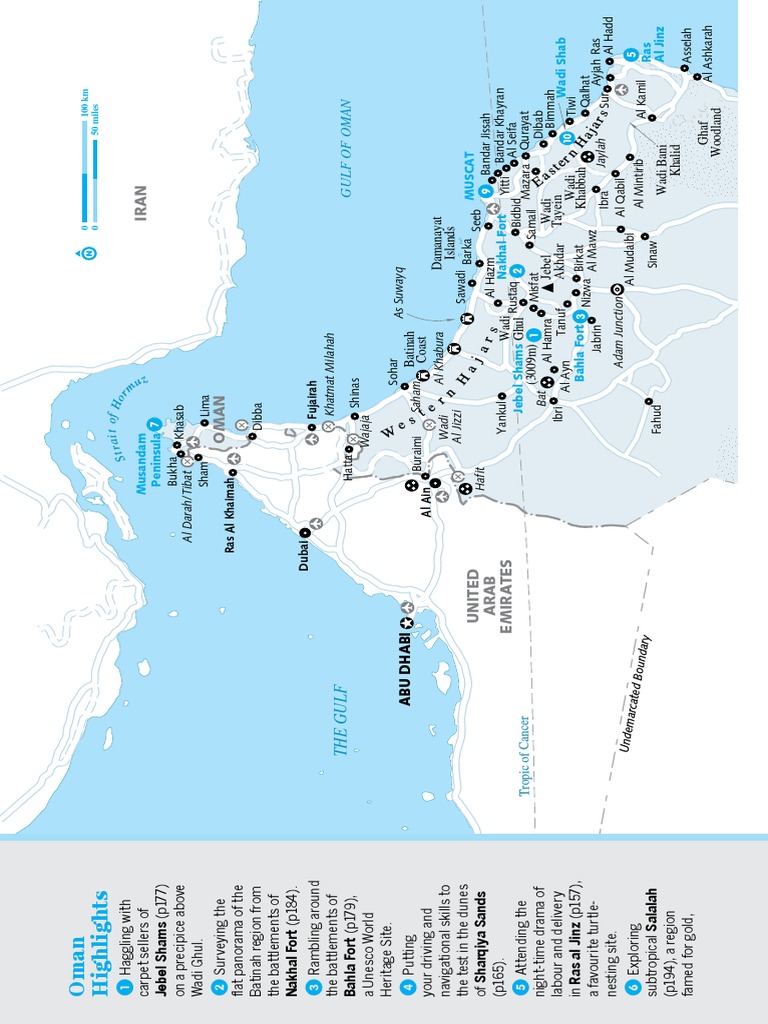 Map Oman PDF | PDF