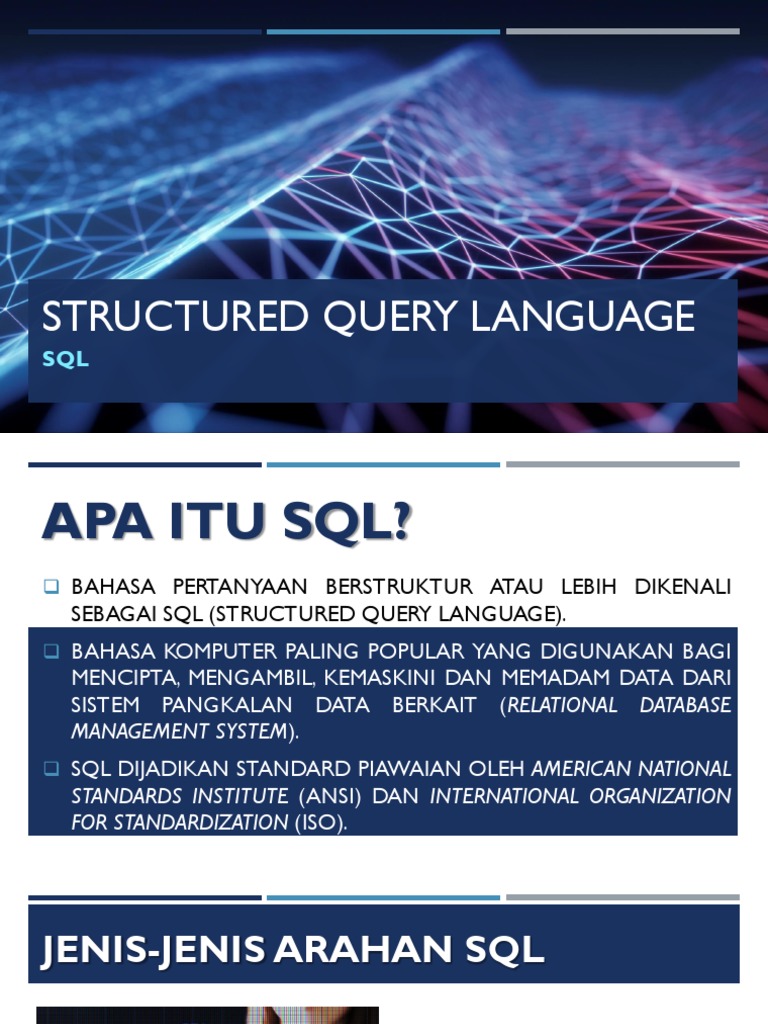 Structured Query Language | PDF