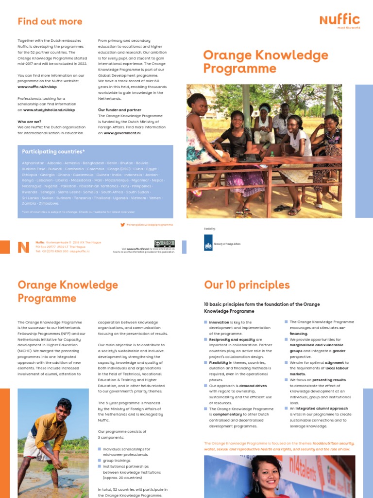 Orange Knowledge Programme: Find Out More | PDF | Netherlands ...
