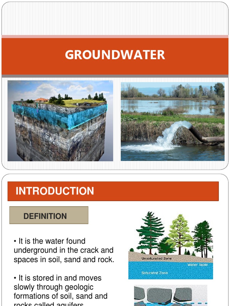 Groundwater | PDF | Aquifer | Groundwater