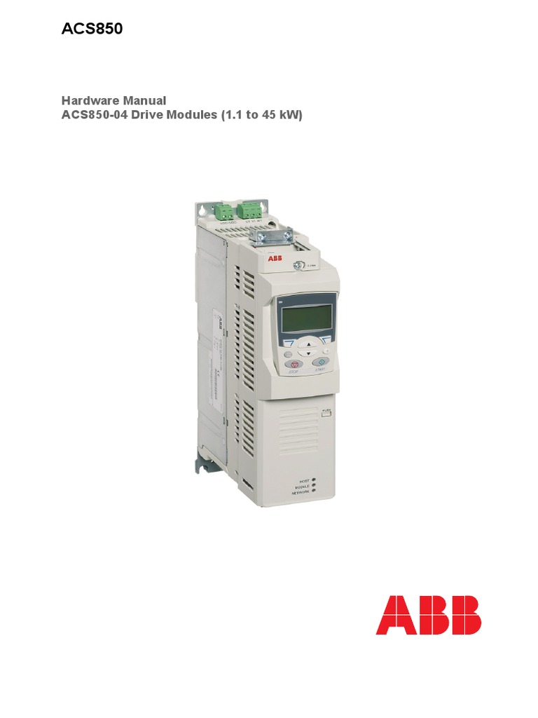 Abb Manual | PDF | Electric Motor | Power Inverter