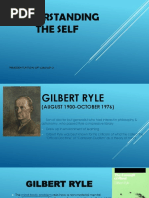 Understanding The Self: Gilbert Ryle | PDF | Epistemology | Metaphysics