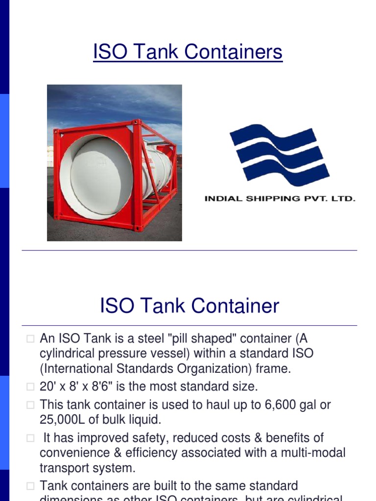 ISO Tanks Offering Indial Shipping | Download Free PDF | Valve | Cargo