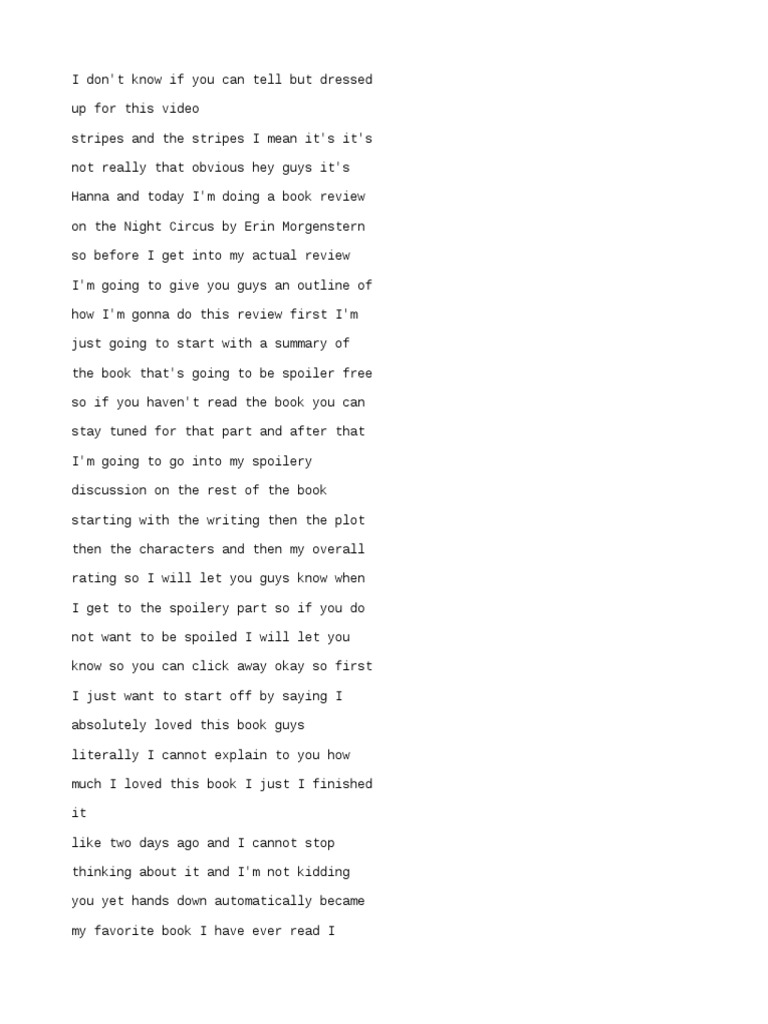 The Night Circus - English | PDF | Magic (Illusion) | Entertainment