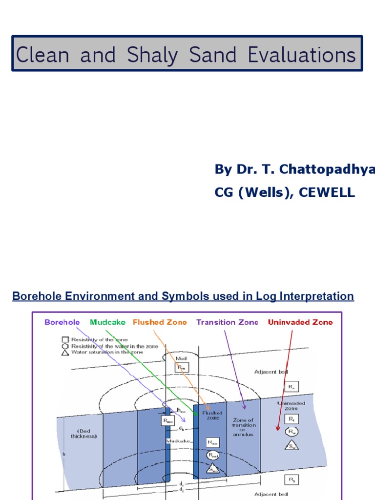 GT - Clean & Shaly Sand Evaluation | PDF | Porosity | Shale