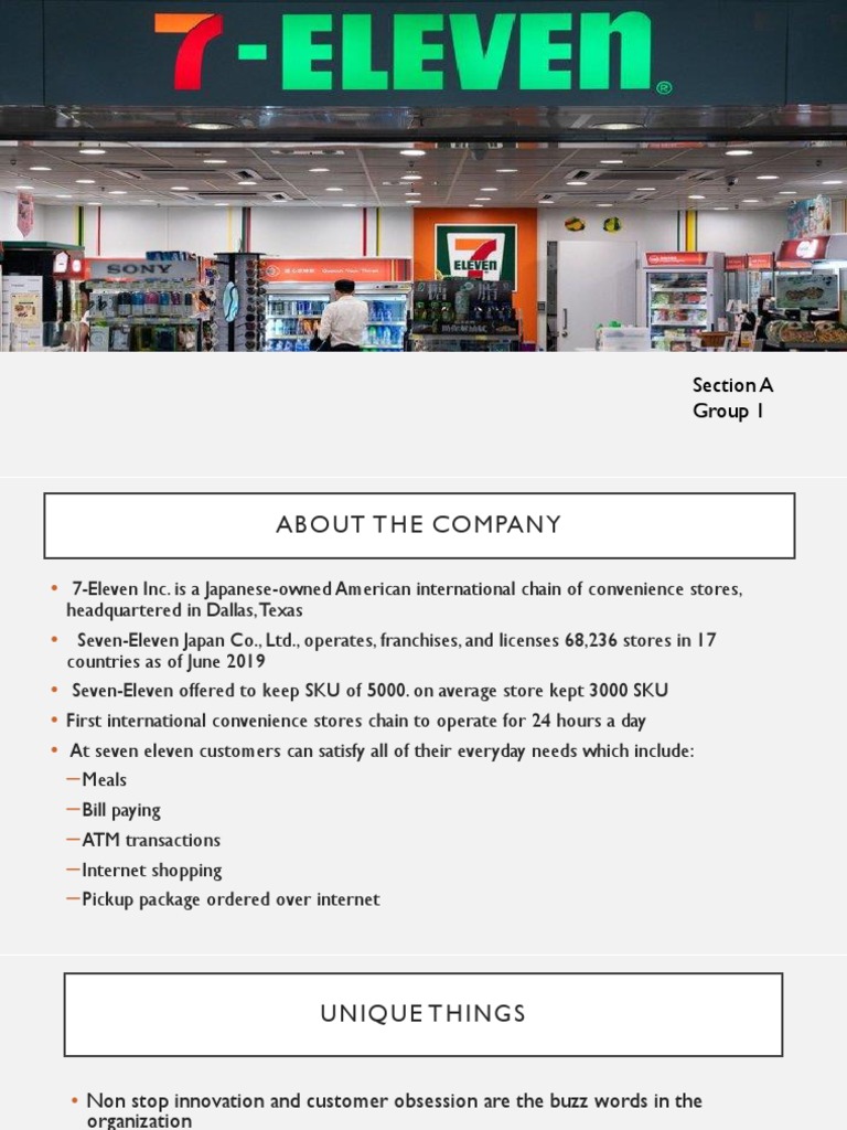 7-Eleven: Innovation in Convenience Retail | PDF