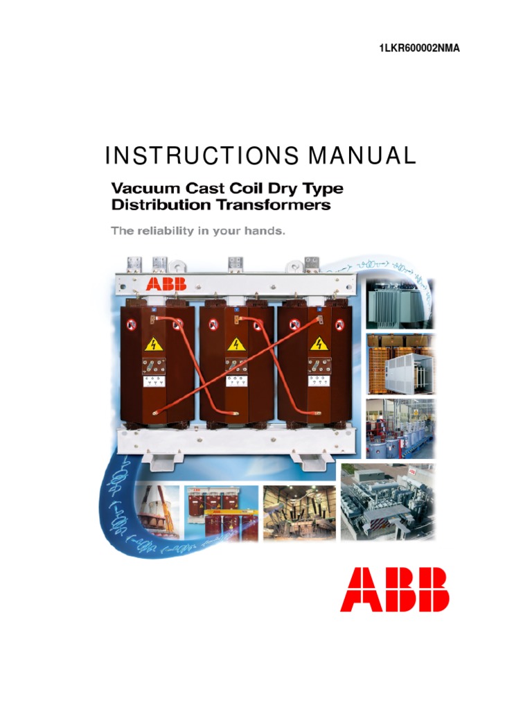 ABB Dry-Type Transformer Manual | PDF | Transformer | Insulator ...