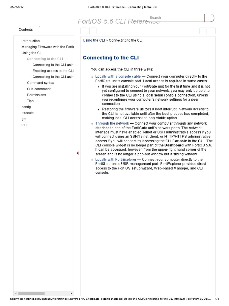 Connecting To The CLI | PDF | Command Line Interface | Computer Networking
