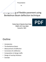 Benkelman Beam Deflection Testing Method | PDF | Lane | Road Surface