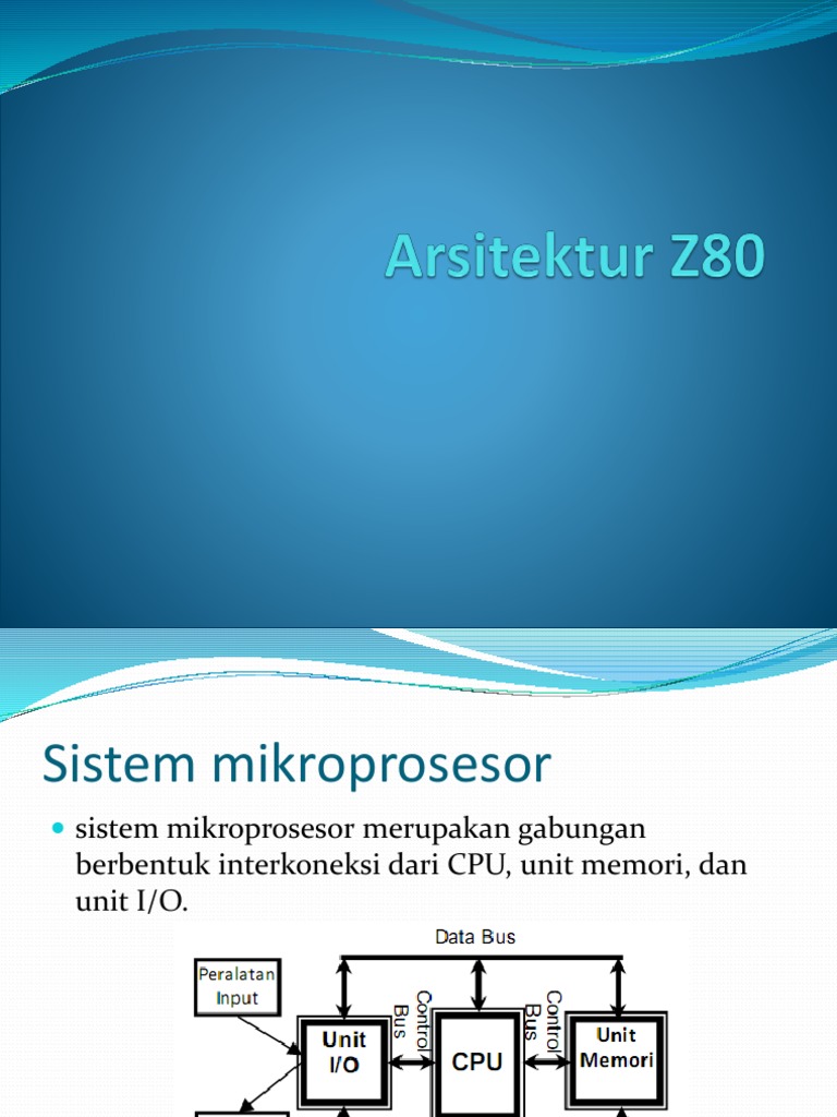 Komponen dan Arsitektur Mikroprosesor | PDF