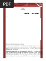Major Chords Inversions Chart: C# DB D D# Eb E F F# GB G C | PDF ...
