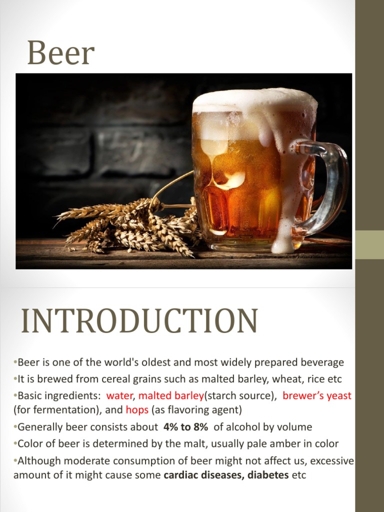 Beer | PDF | Brewing | Beer