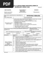 BZR - Obrazac 6 | PDF