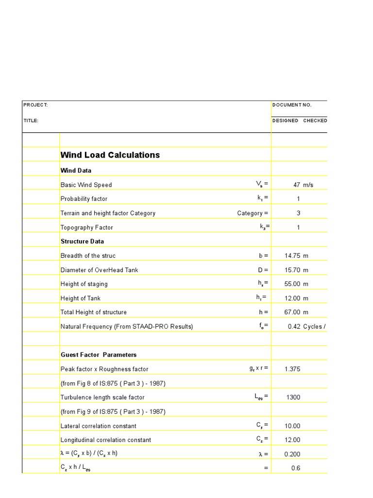 Gust Load Factors | PDF | Wound | Physics