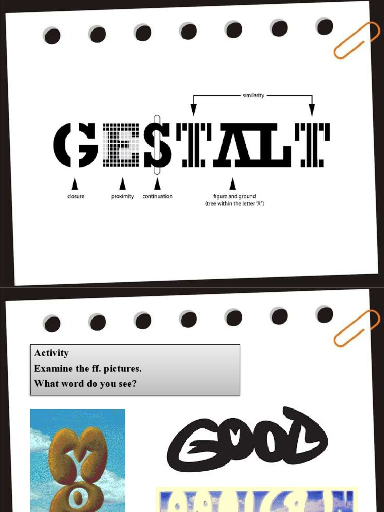Gestalt Principles in Learning and Teaching | PDF | Perception ...
