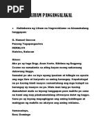 Mga Uri NG Liham | PDF