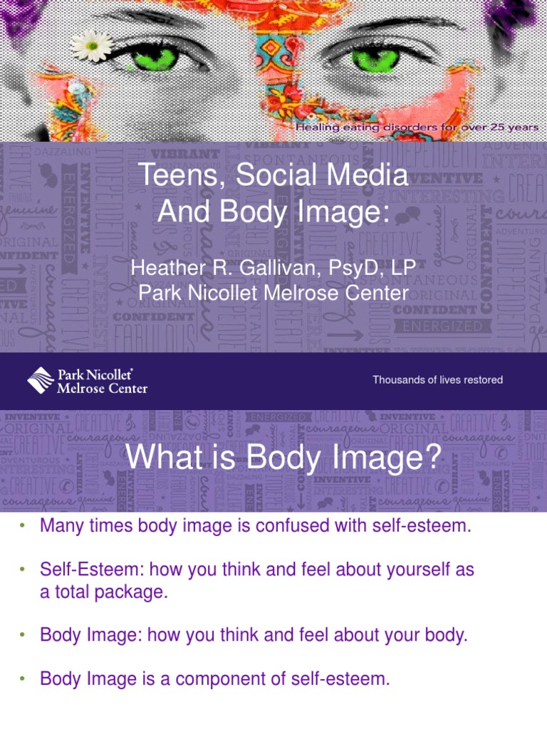 18 Gallivan Teens Social Media Body Image Presentation H Gallivan ...