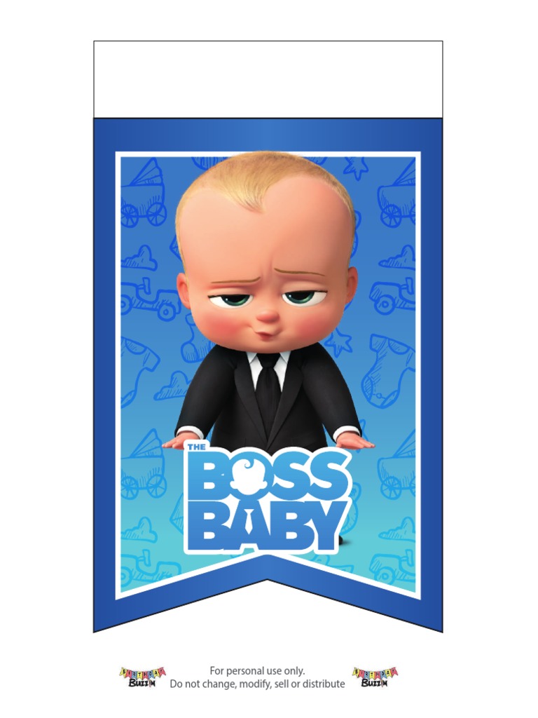 Boss Baby Birthday Banner | PDF