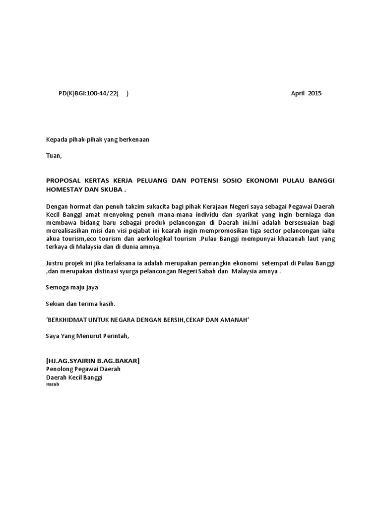 Contoh Letterhead | PDF