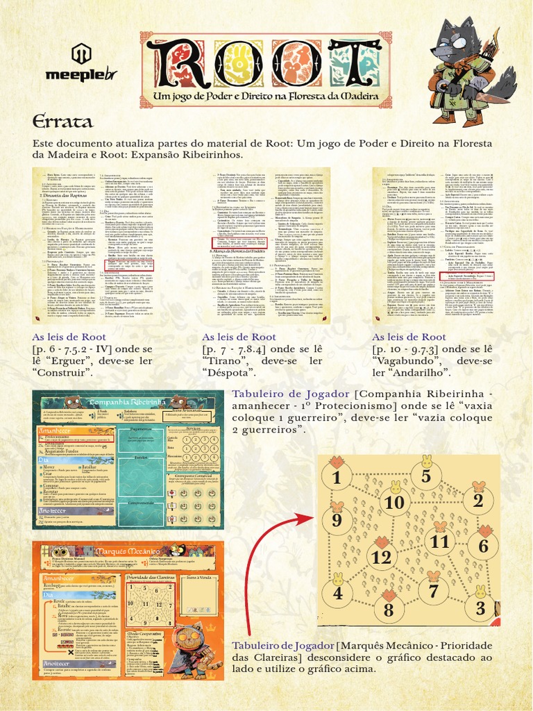 Errata - Meeple BR - Root | PDF | Natureza | Lazer