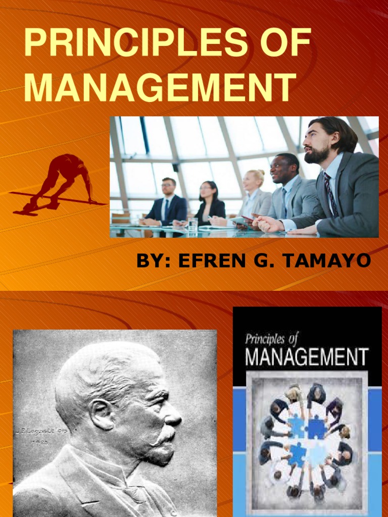 Principles of Management | PDF | Decentralization | Hierarchy