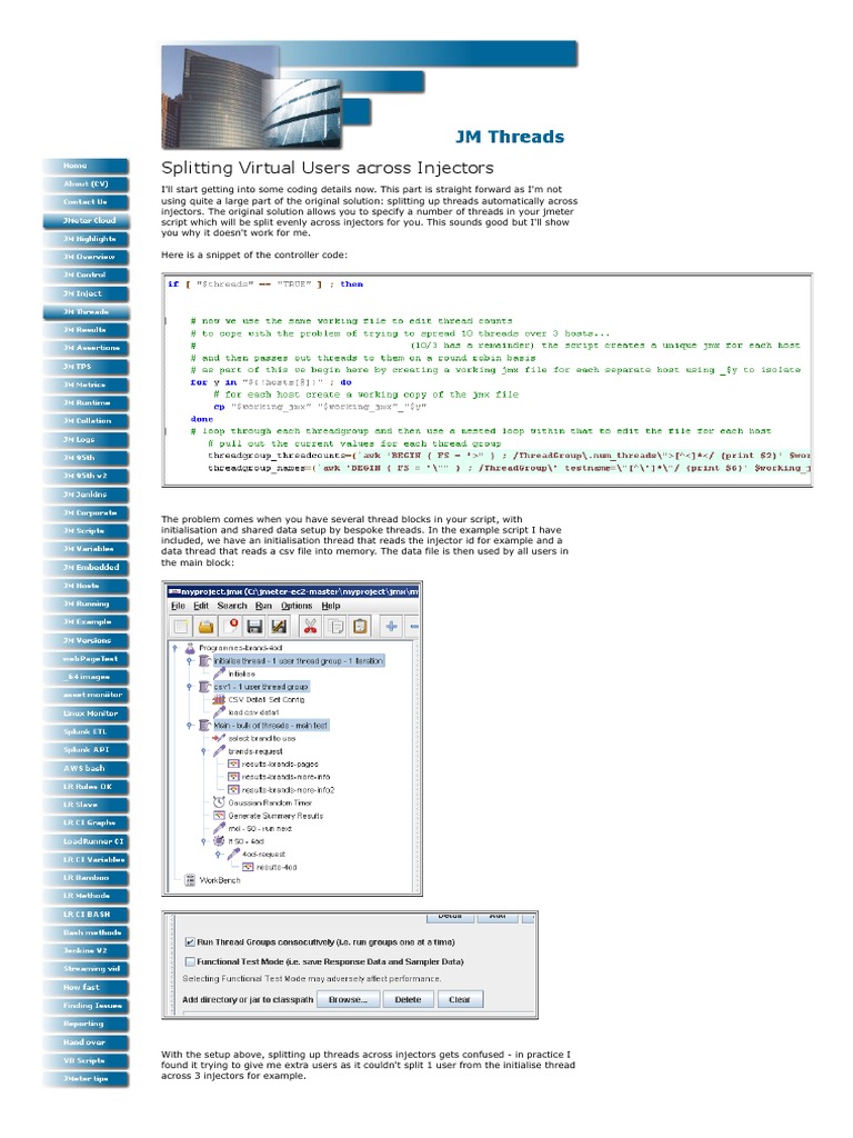 05 - JMeter Threads - Use A Simple Model To Avoid Issues With More Complex Scripts With Multiple ...