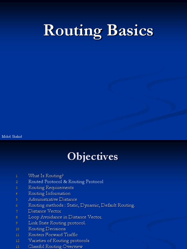 Routing Basics | PDF | Routing | Router (Computing)