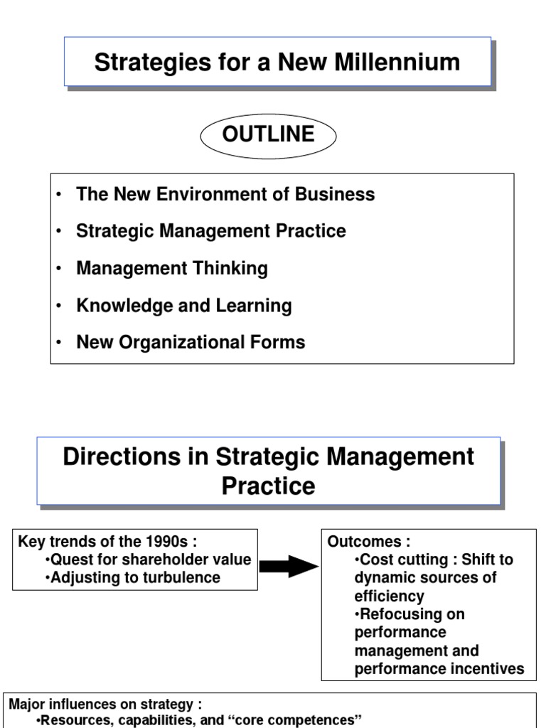 New Directions in Strategic Management | PDF | Strategic Management ...