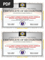 Career Guidance Certificate | PDF