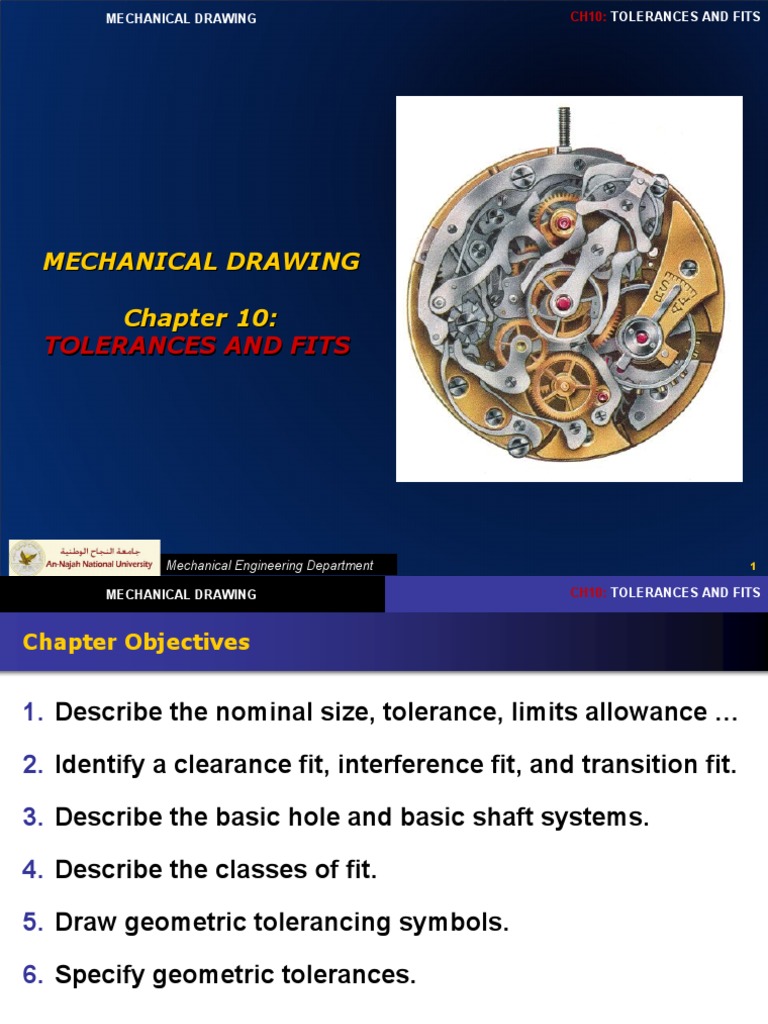Mechanical Drawing Tolerances and Fits | Download Free PDF ...