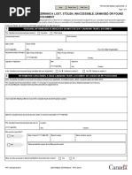 Trinidad Tobago Lost Passport Notification Form | PDF | Passport ...
