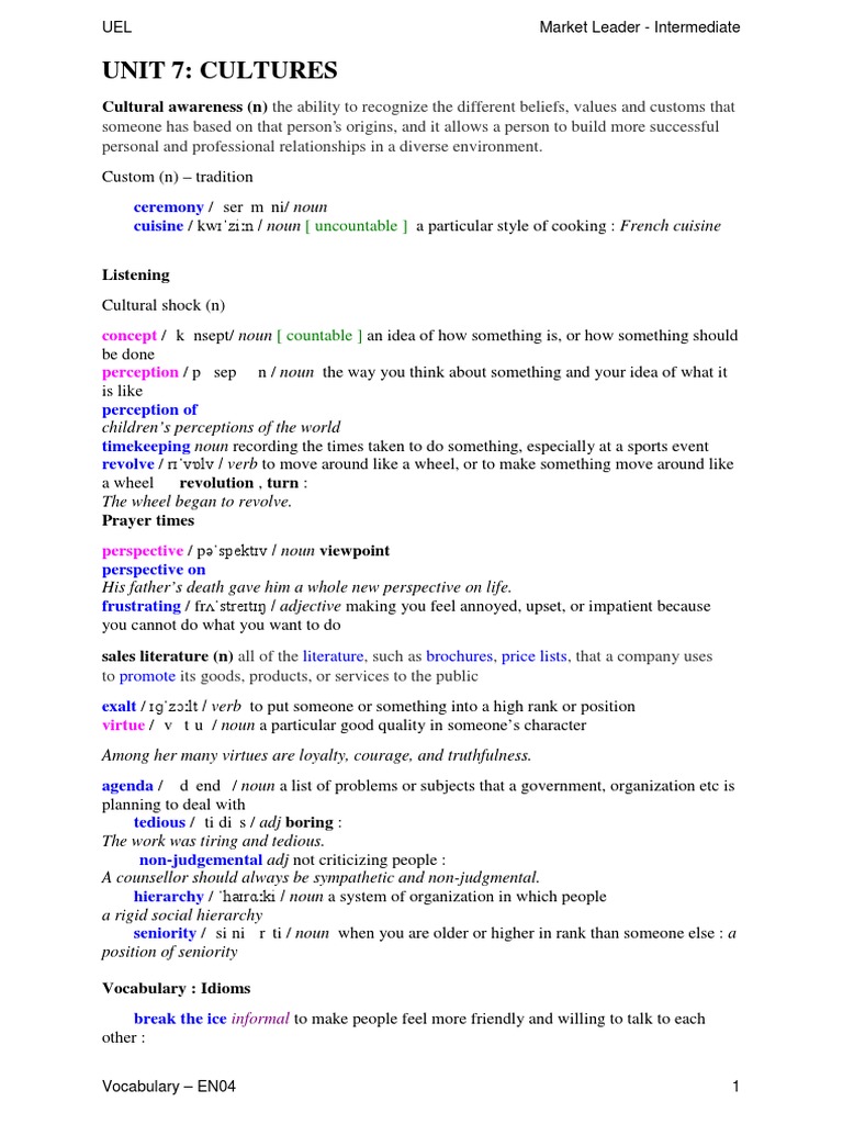 Vocab - EN04 PDF | PDF | Bribery | Verb