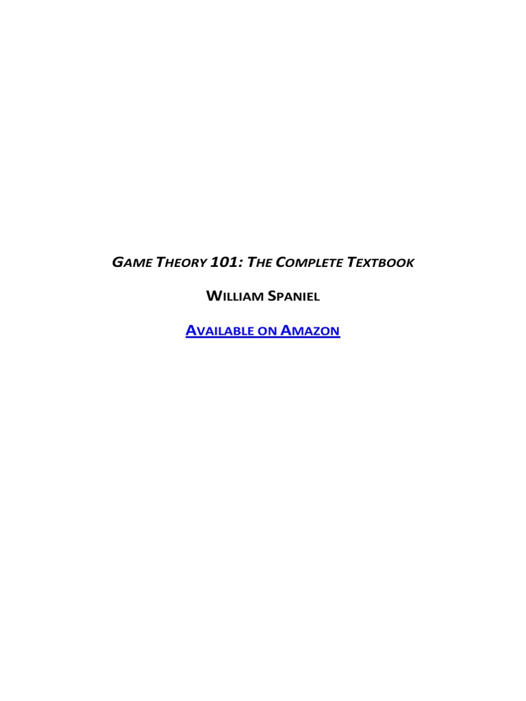 Lesson1 1 PDF | PDF | Game Theory | Tariff