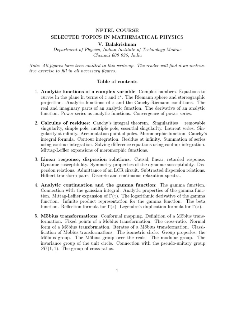 Balakrishnan PDF | PDF | Series (Mathematics) | Fourier Transform