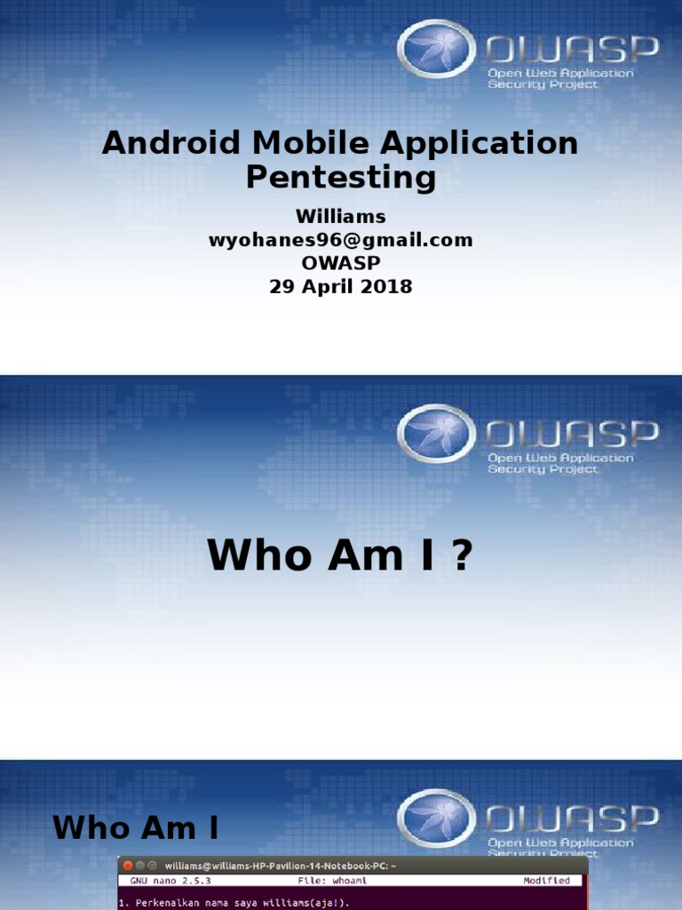 Owasp Mobile | PDF | Android (Operating System) | Penetration Test