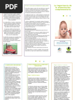 Alimentacion Complementaria | PDF | La leche materna | Alimentos