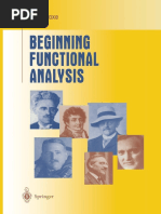 Introductory Functional Analysis With Applications (Kreyszig) | PDF